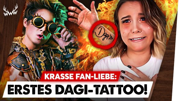 IRRE: Das erste DAGI BEE TATTOO! • Traumpaar: Julien Bam & Dagi Bee | #WWW