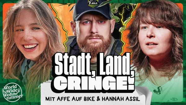 Stadt, Land, CRINGE! (mit Affe auf Bike & Hannah Assil von #7vsWild)