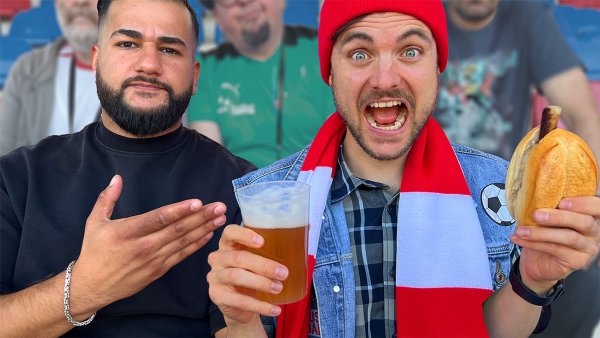 Alman im Stadion